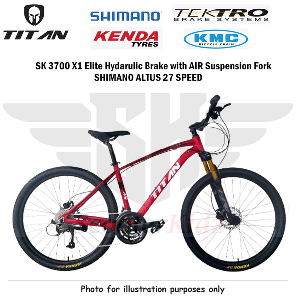 SK TITAN 3700 X1 Elite 27 SPEED with Hydraulic Brake and Air Suspensio ...